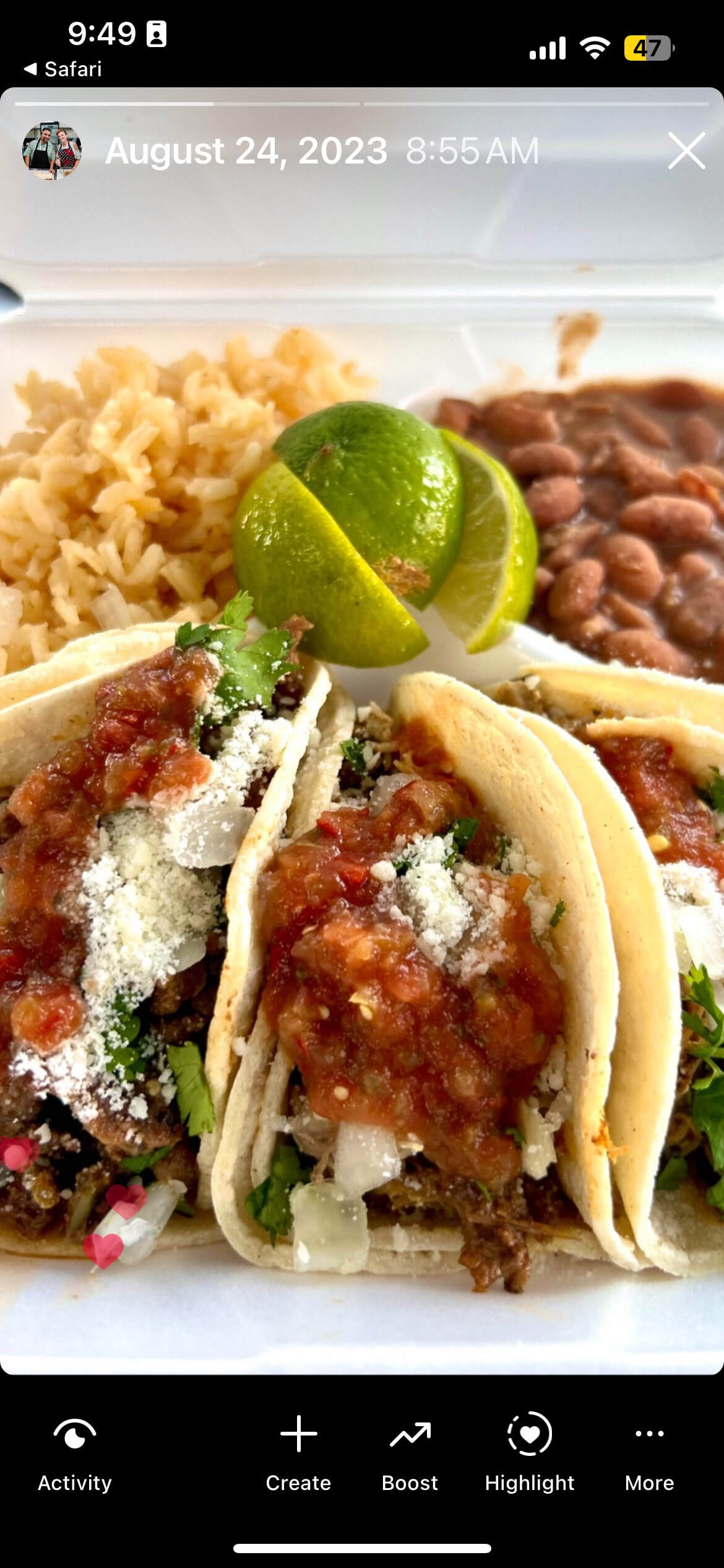 3 Taco Combo Plate | Miguel's Salsa